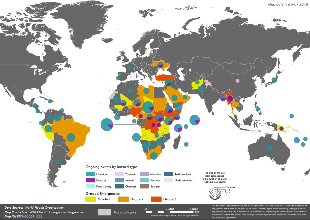 Map - WHO Health Emergencies Programme