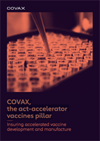 COVAX: Working for global equitable access to COVID-19 vaccines