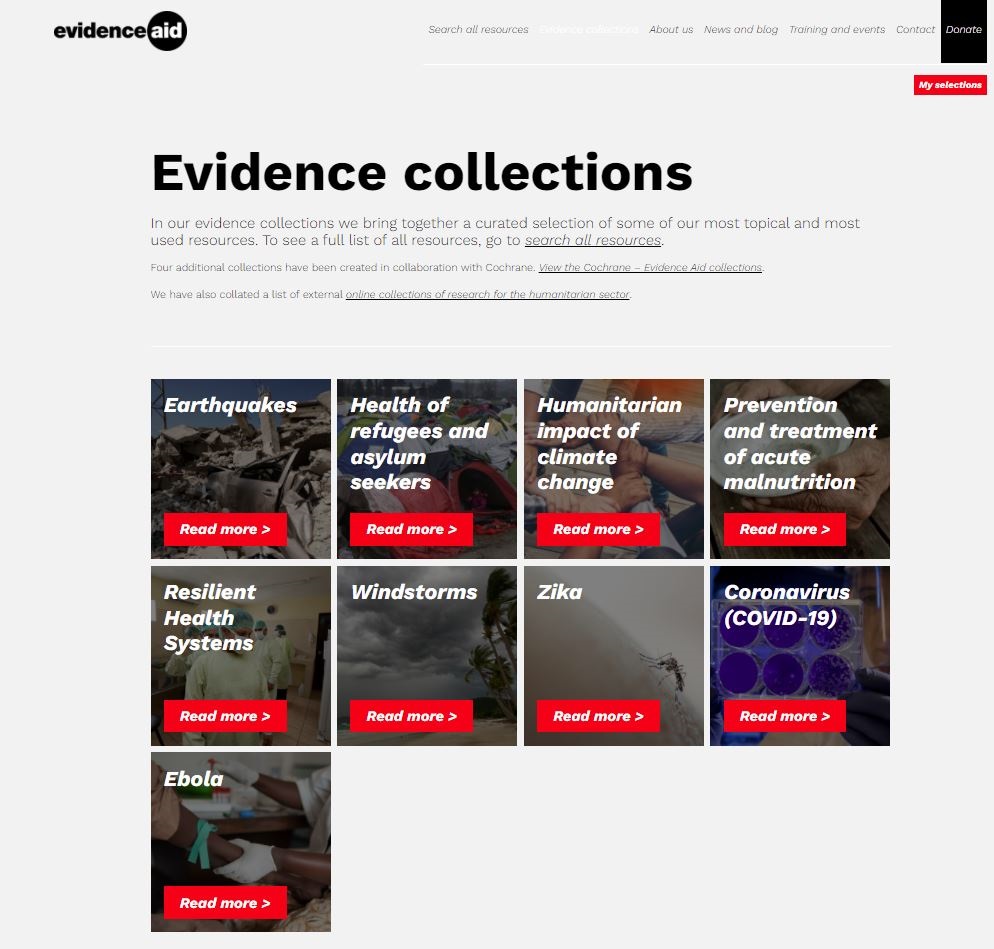 Evidence Aid: COVID-19 evidence summaries collection