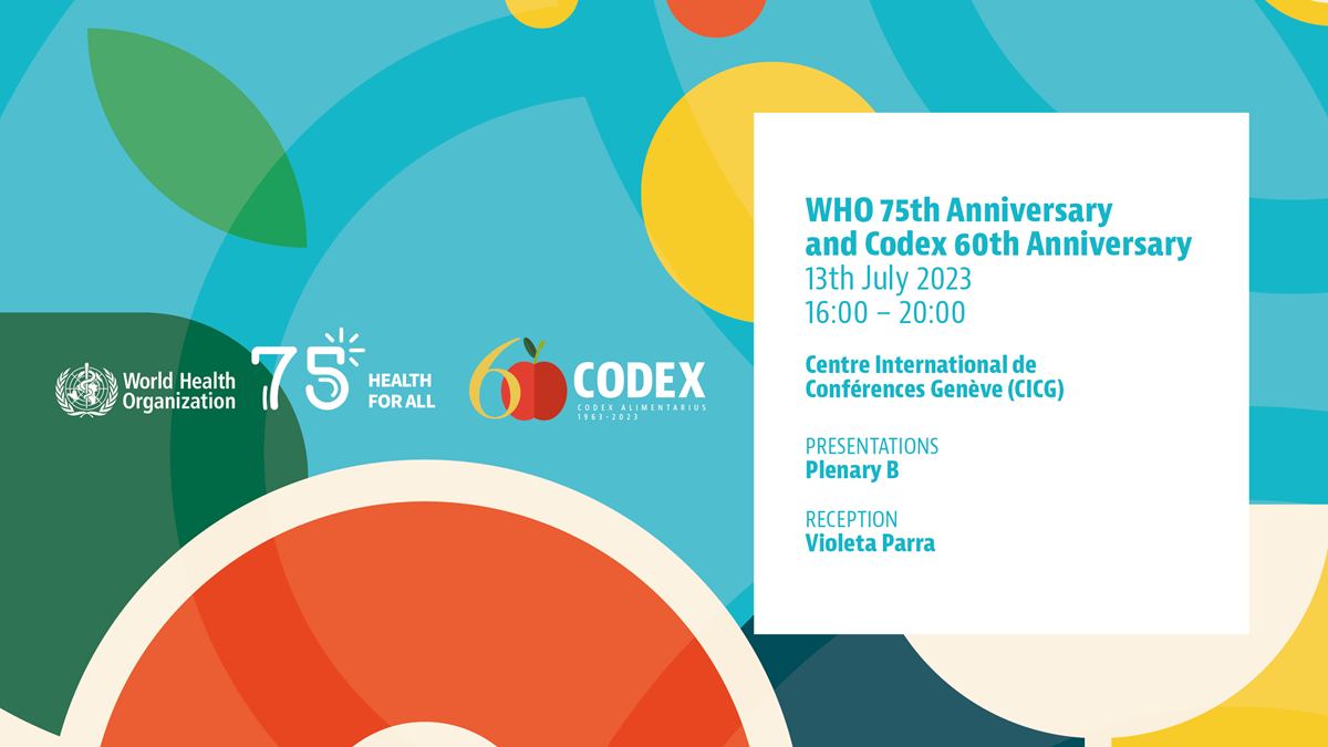 WHO 75th and Codex 60th anniversary of the joint FAO/WHO Codex ...