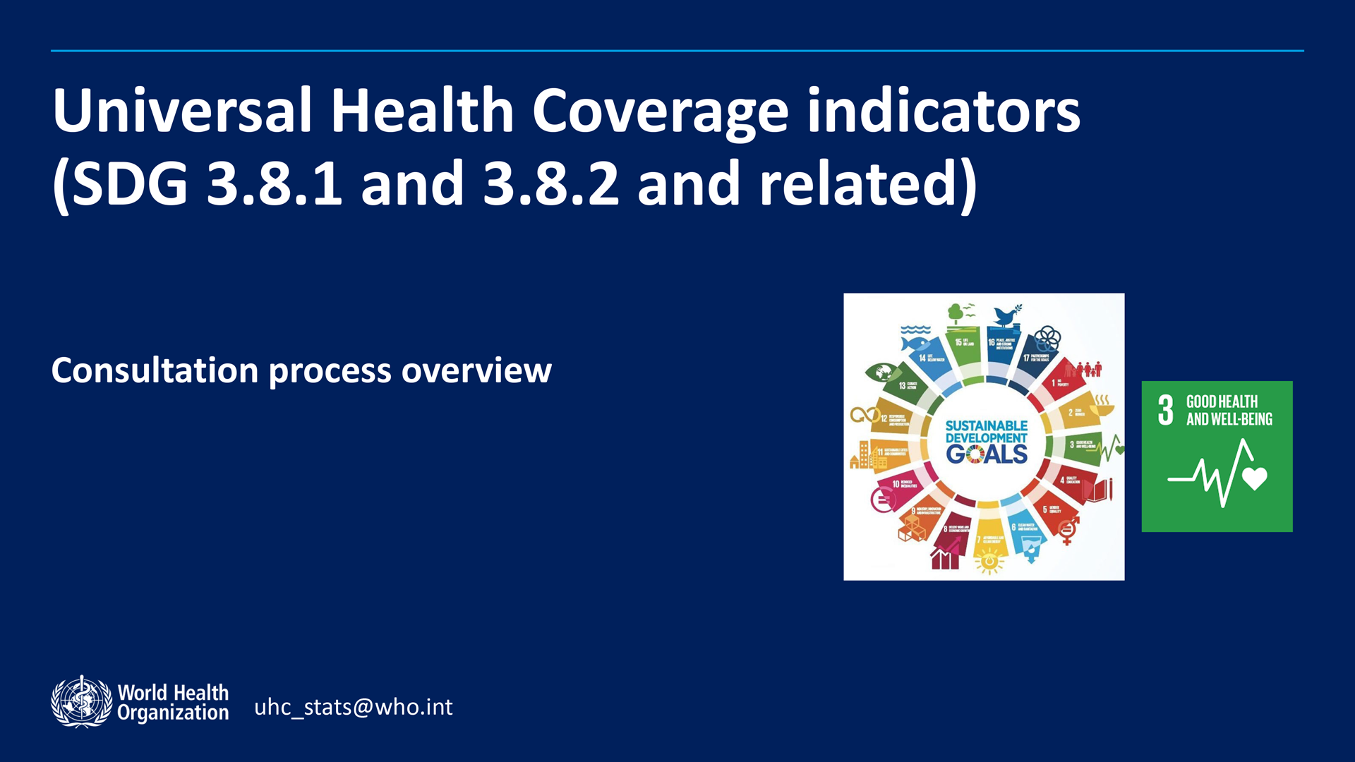 Monitoring universal health coverage - WHO