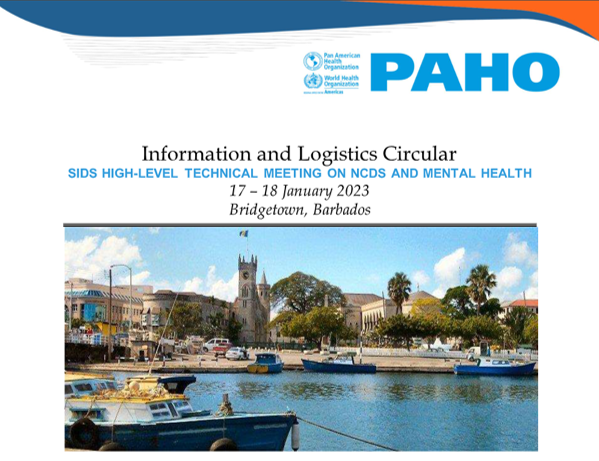 Logistical note for participants