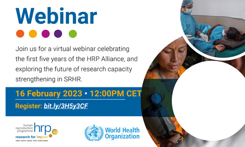 Webinar - Celebrating five at fifty: The first five years of the HRP ...