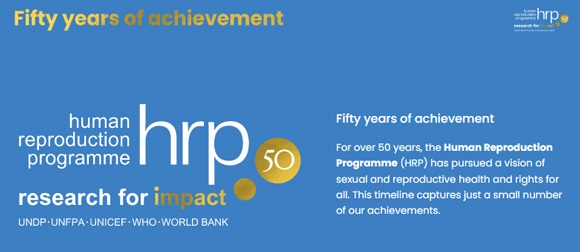 Sexual and Reproductive Health and Research (SRH)