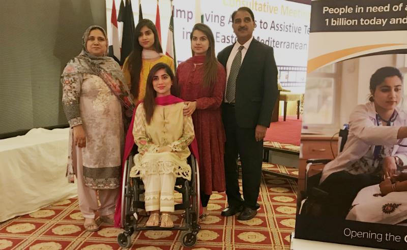 Sana Hafeez, WHO Champion for assistive technology, told her story at ...