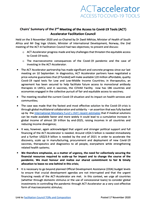 The Access to COVID-19 Tools (ACT) Accelerator