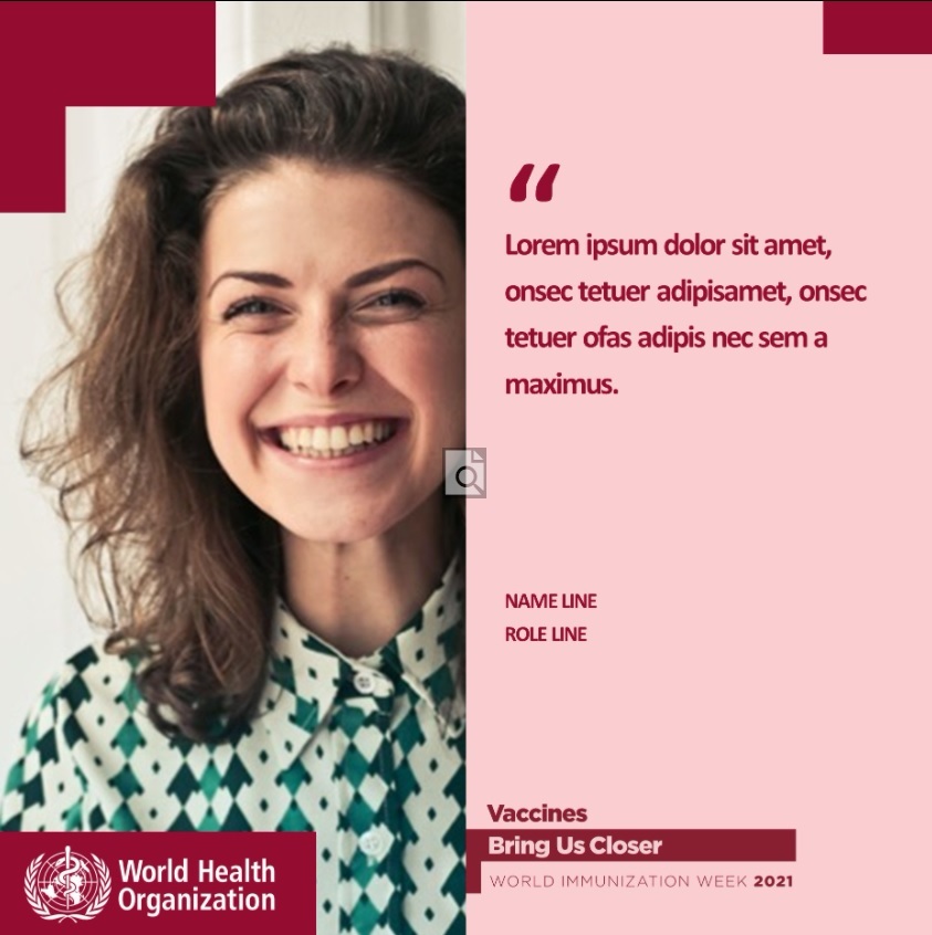 World Immunization Week 2021: campaign materials