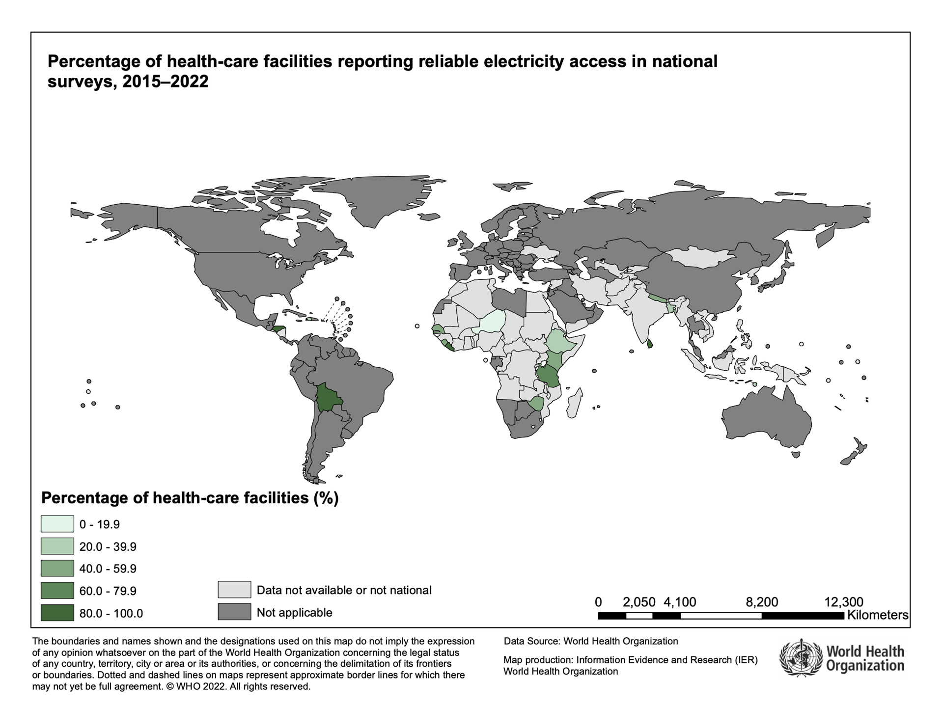 Electrification of health-care facilities