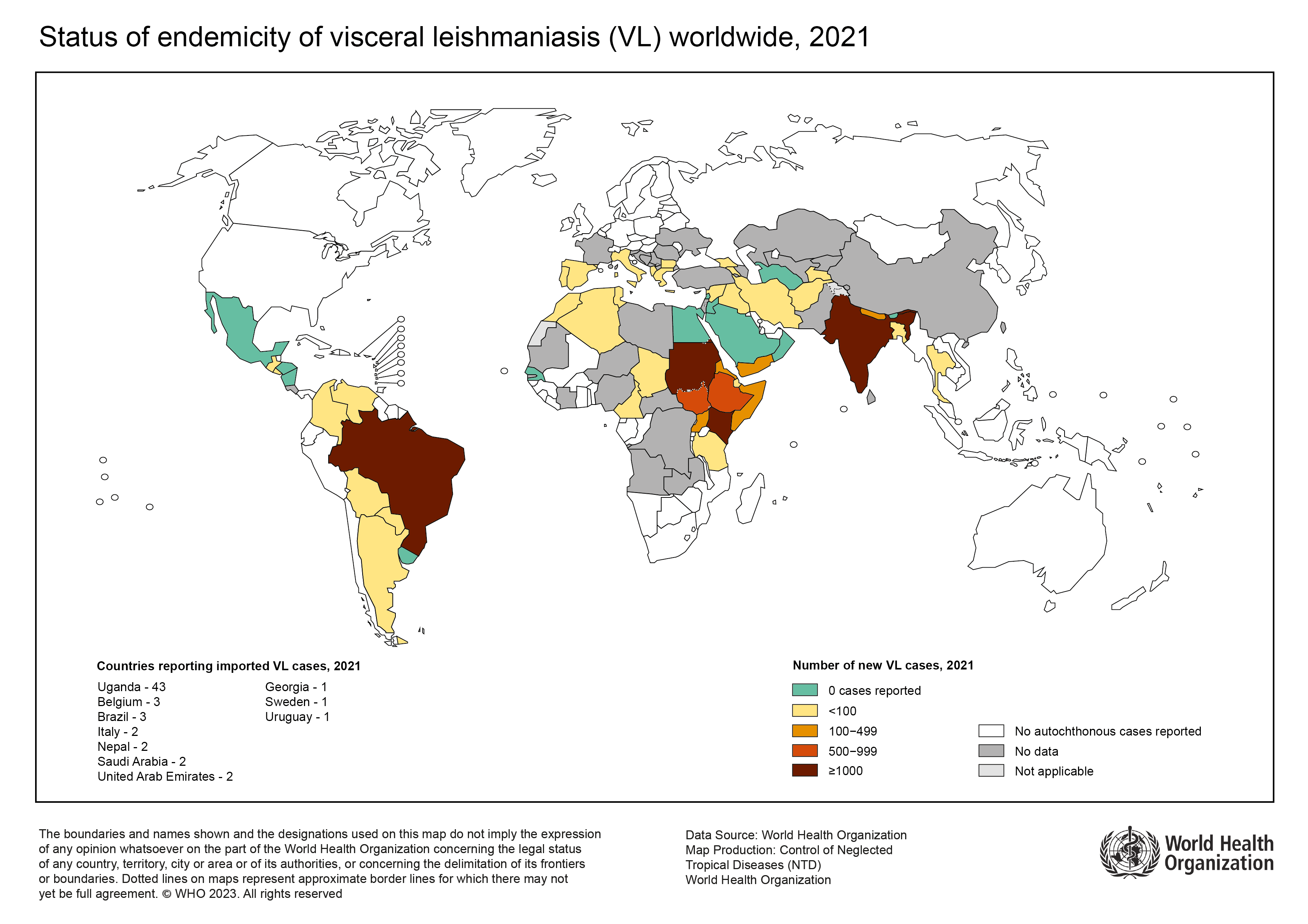 Cutaneous Leishmaniasis Map