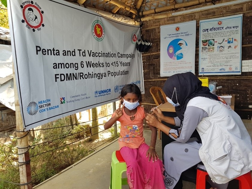 Bangladesh: Protecting the most vulnerable – Pentavalent & Td vaccination campaign in Cox’s Bazar