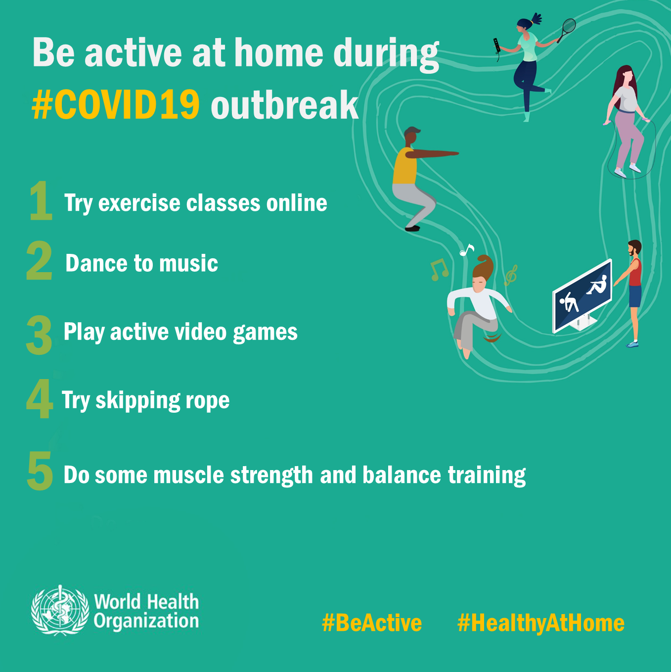 be active