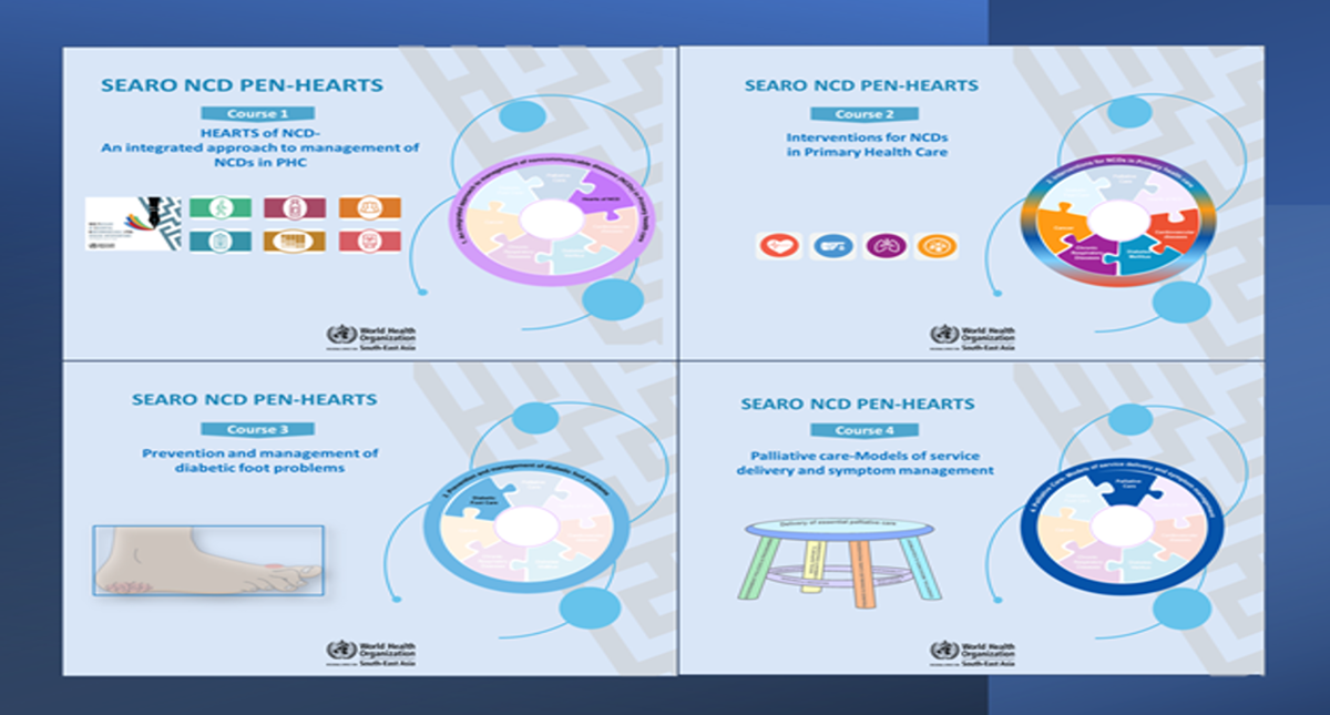 WHO SEARO PEN-HEARTS WHO Academy courses to scale up capacity for NCD ...