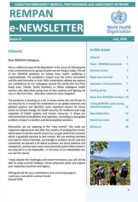 REMPAN e-Newsletters - July 2020