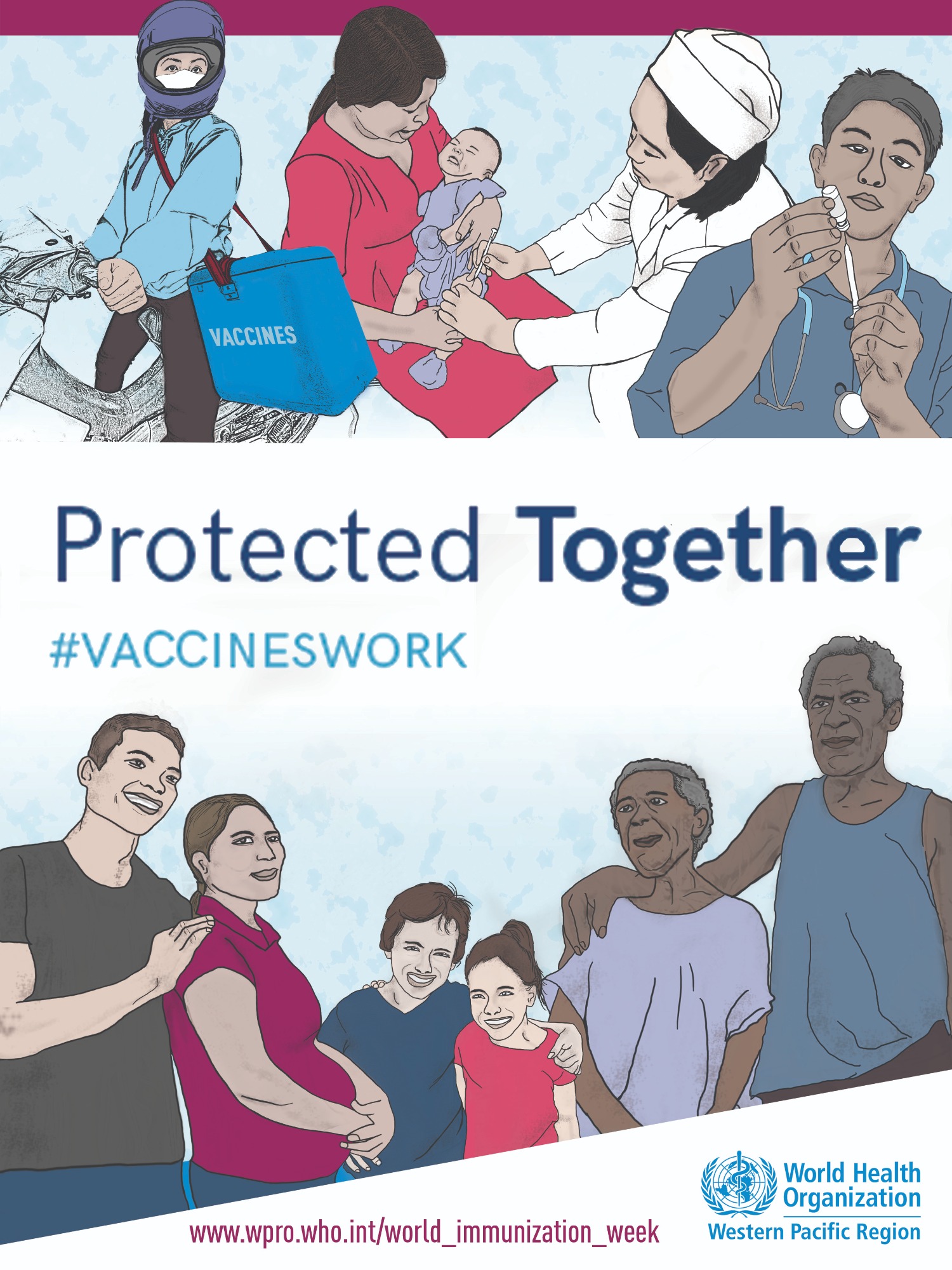 Protected together poster
