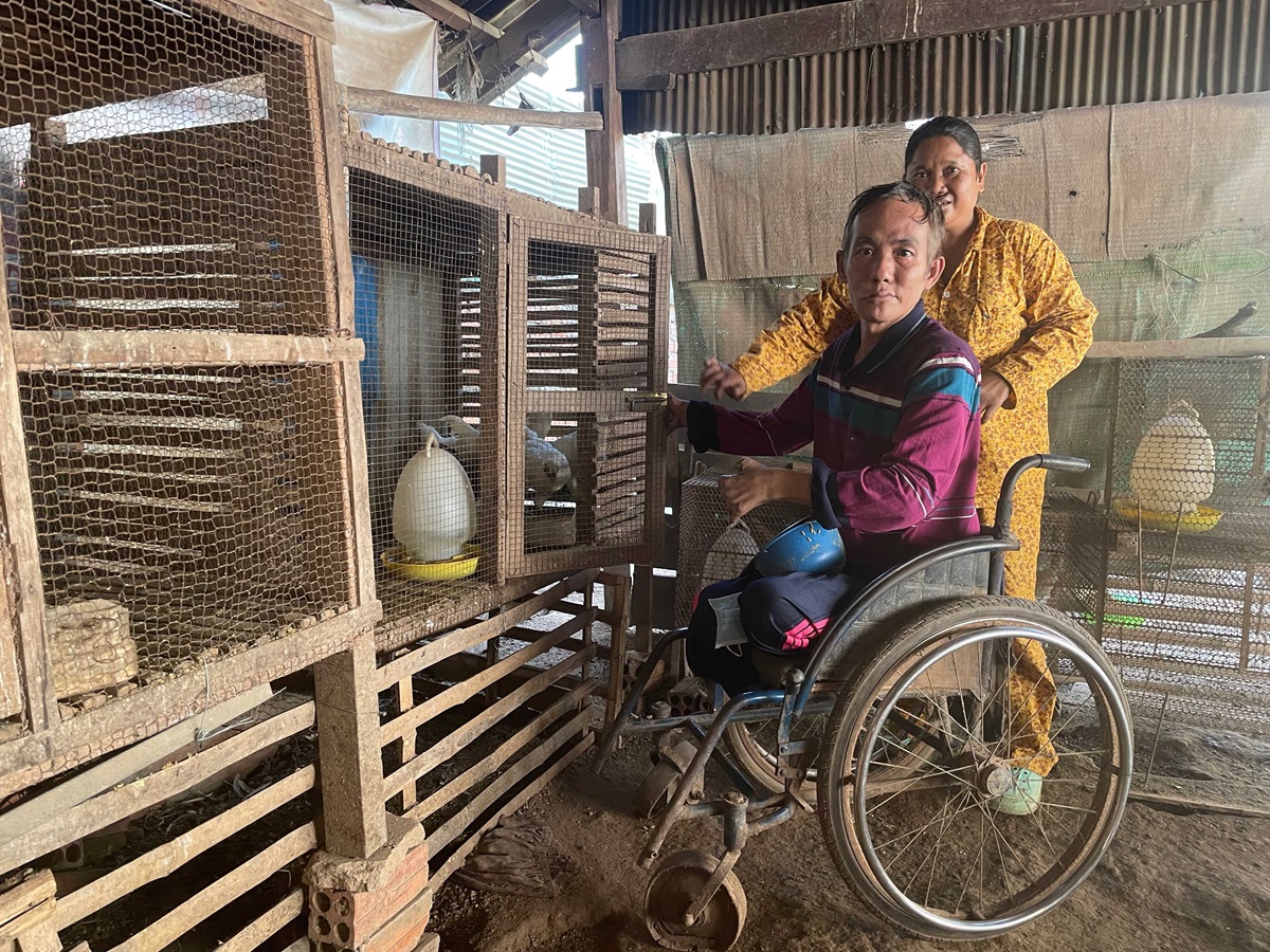 Living with Leprosy: Mr Chou Lim Chak, 51, a chicken farmer, husband ...