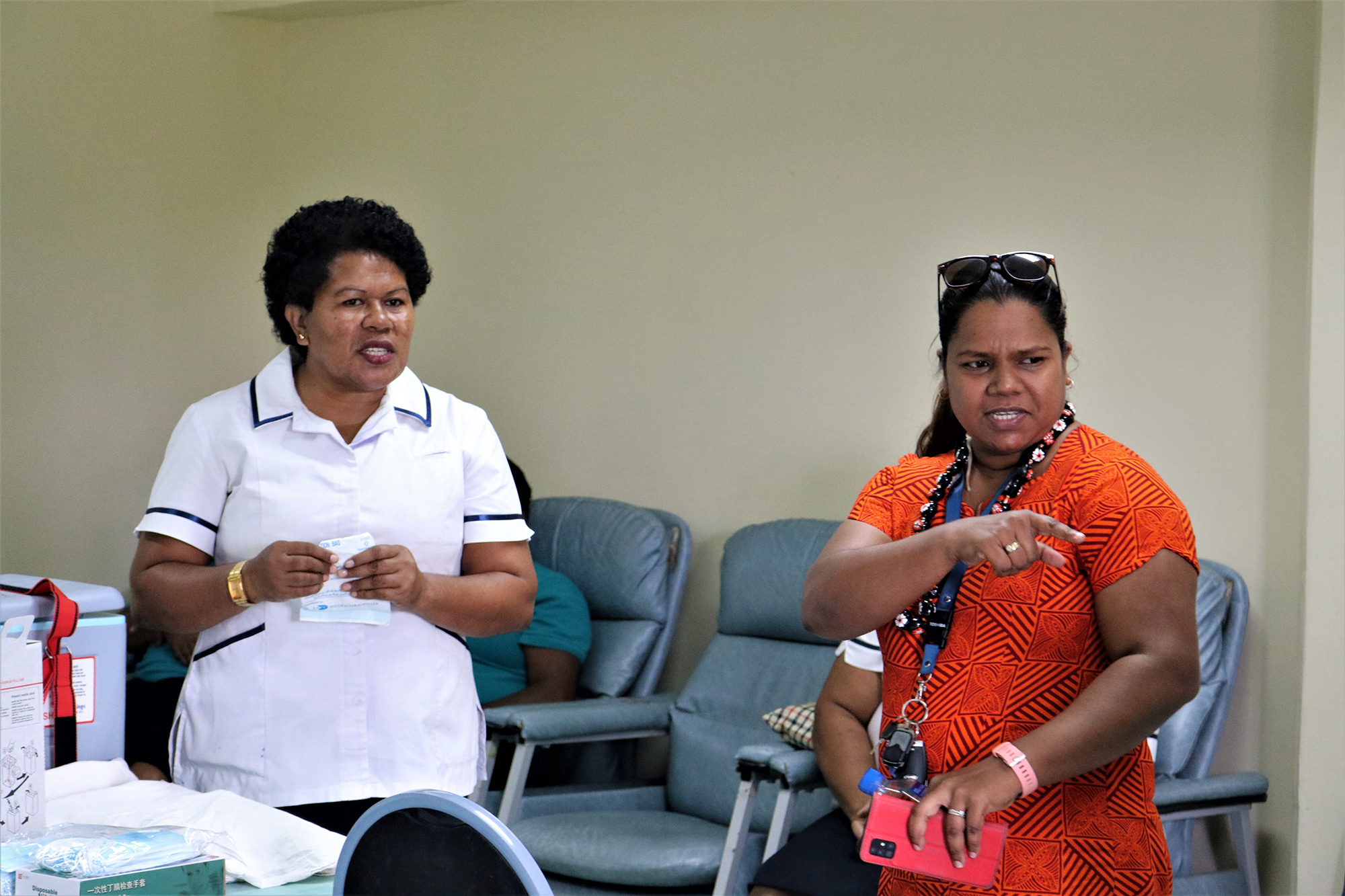 Fiji starts COVID-19 vaccination Fiji starts COVID-19 vaccination