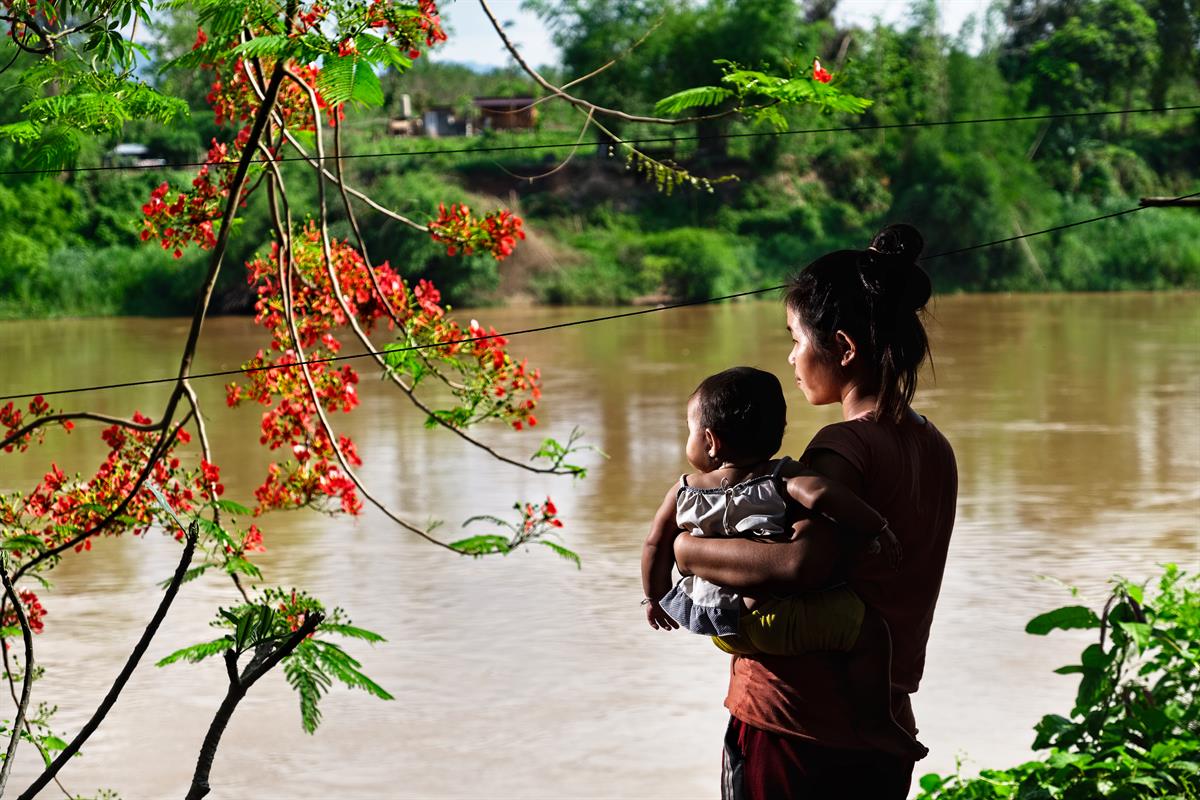 Delivering polio vaccine in Luang Namtha Province; an effort to contain ...