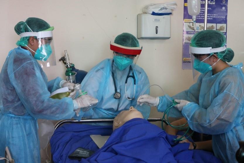 Health workers improve their ICU management skills for COVID-19 case ...