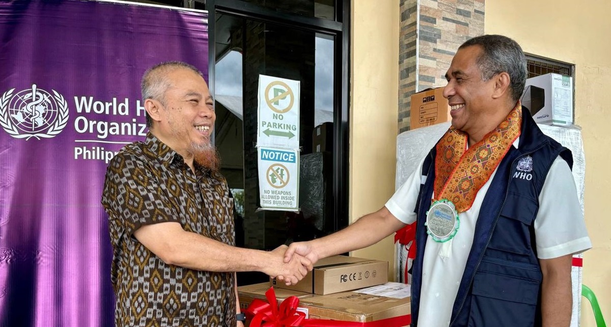 Buluan District Hospital receives medical equipment donations from EU, WHO