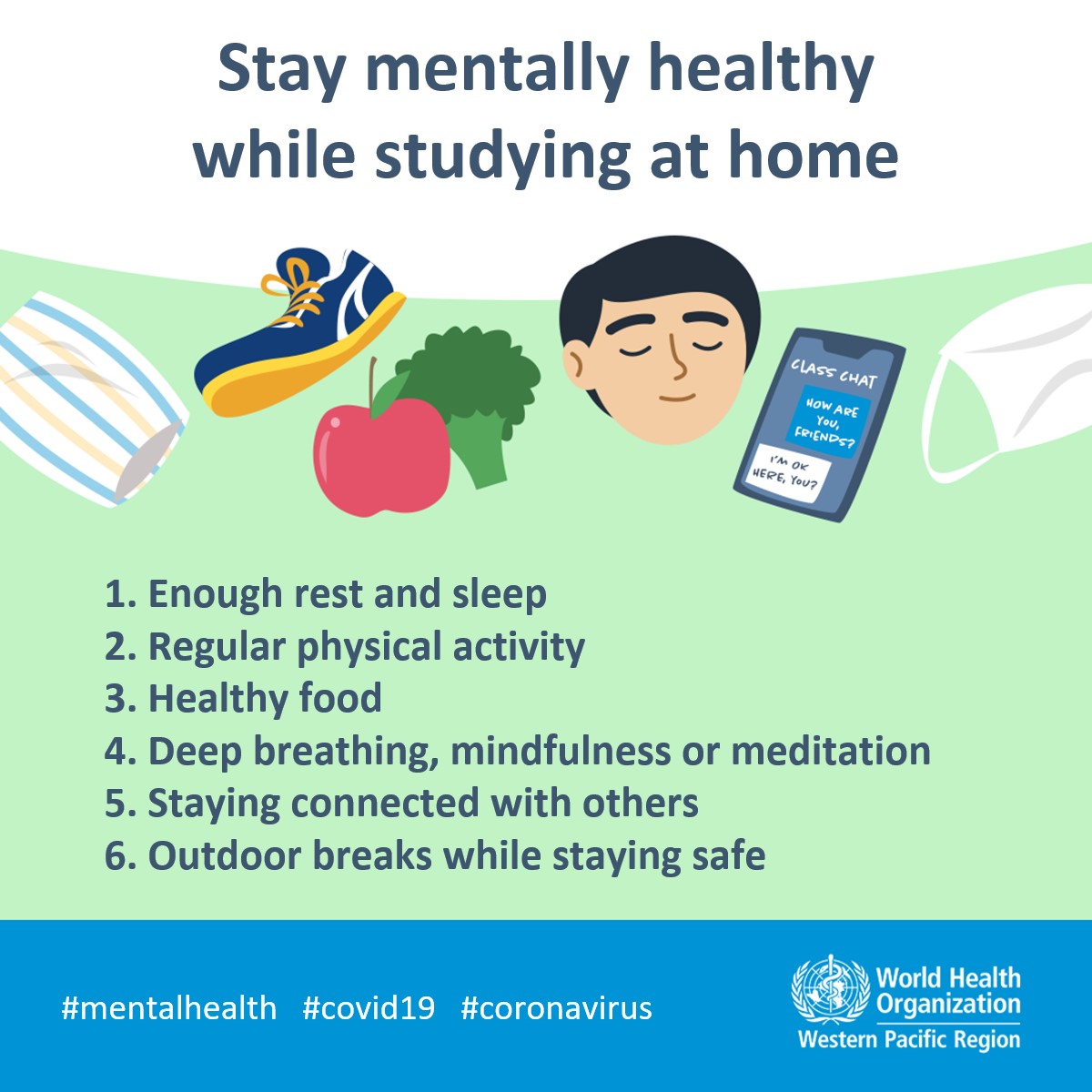 COVID-19 advice - Mental health | WHO Western Pacific